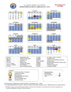 Lausd School Calendar 2025-2026 [Holidays]